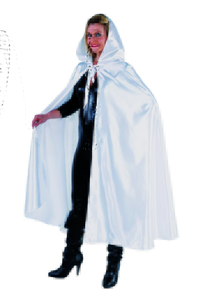 Cape met capuchon paars – Feestwinkel Party-Time