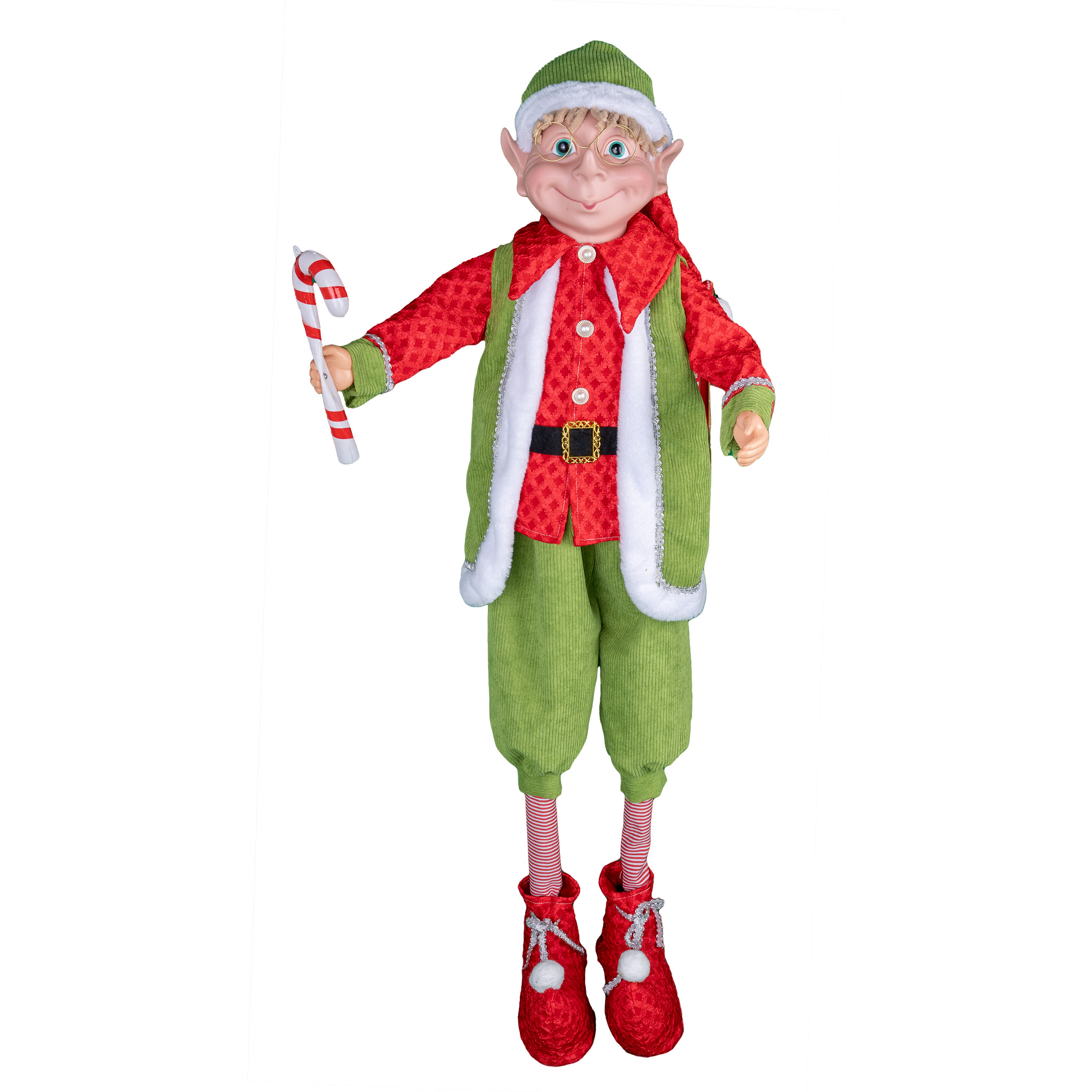 Kerst elf 110 cm animatronic | Feestwinkel Party-Time